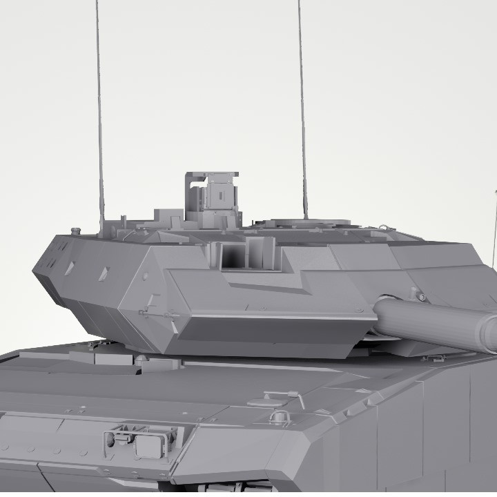 3D Printable Leopard 2A7 ESPACE with 130mm gun by The Military ...