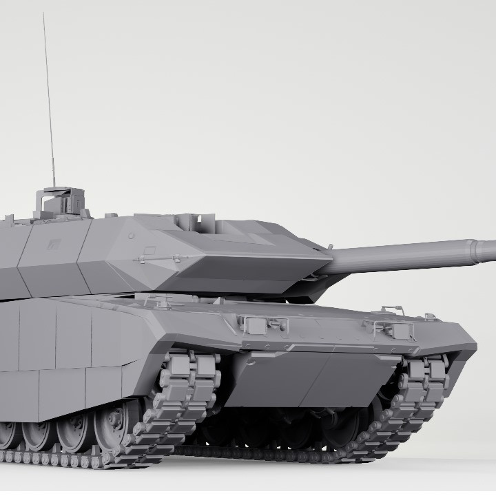 3D Printable Leopard 2A7 ESPACE with 130mm gun by The Military ...