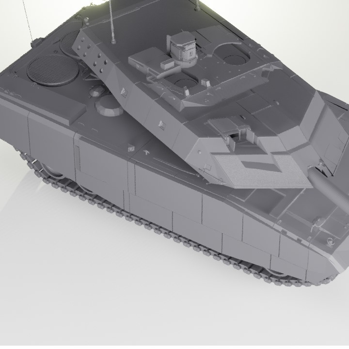 3D Printable Leopard 2A7 ESPACE with 130mm gun by The Military ...