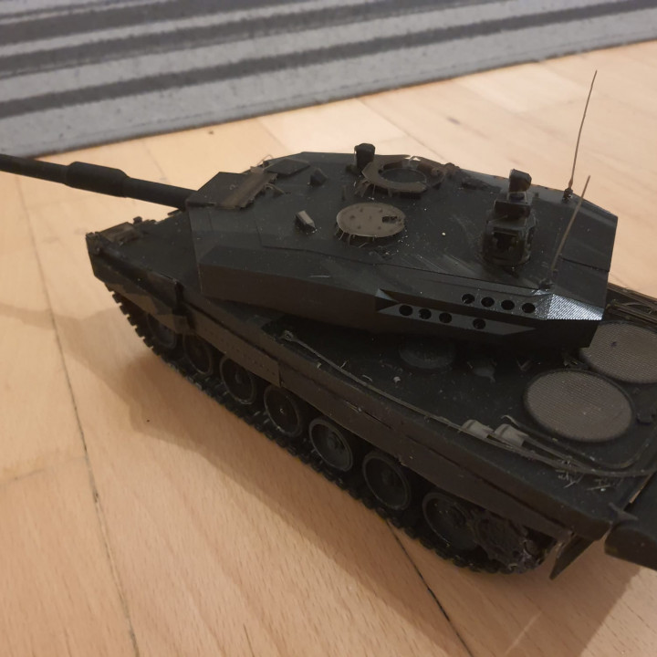 3D Printable Leopard 2 Pz. 87 with 140mm gun by The Military Industrial ...