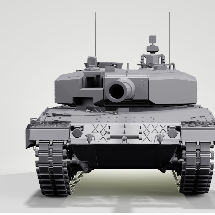 3D Printable Leopard 2 Pz. 87 with 140mm gun by The Military Industrial ...