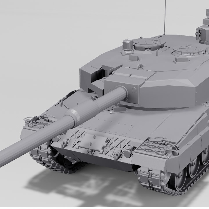 3D Printable Leopard 2 Pz. 87 with 140mm gun by The Military Industrial ...