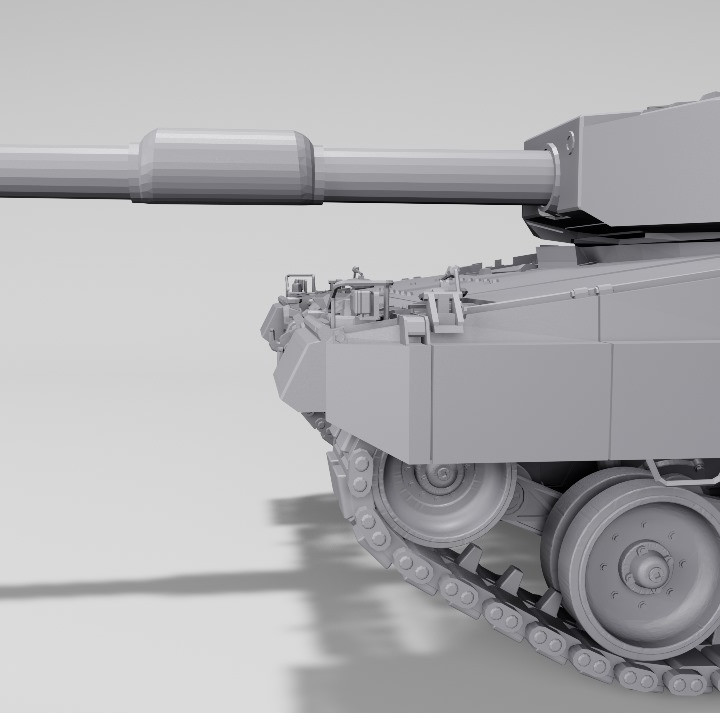 3D Printable Leopard 2 Pz. 87 with 140mm gun by The Military Industrial ...