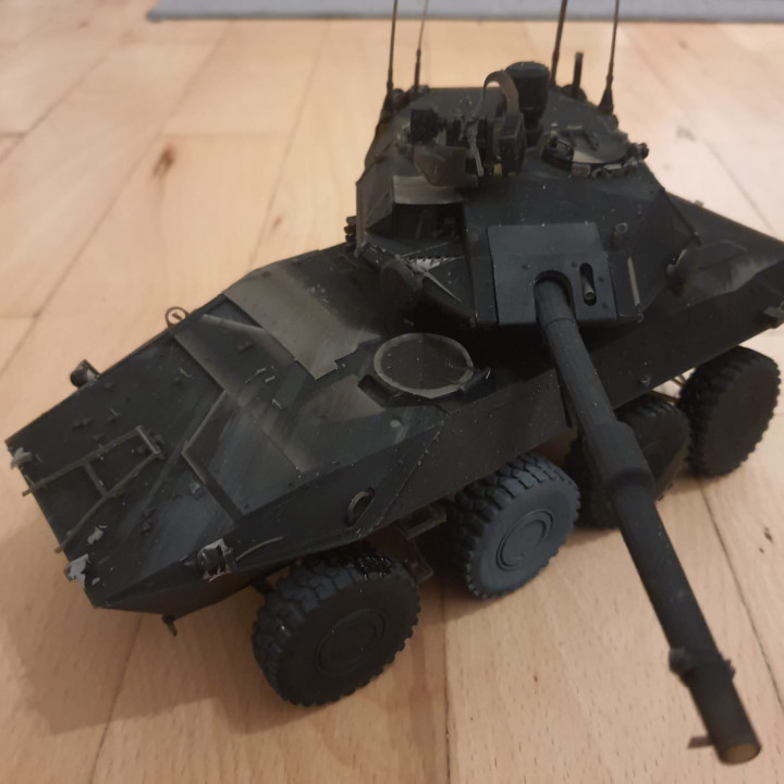 3d Printable B2 Centauro With Hitfact Turret By The Military Industrial