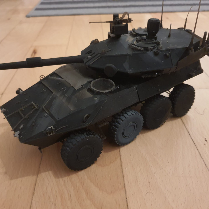 3d Printable B2 Centauro With Hitfact Turret By The Military Industrial