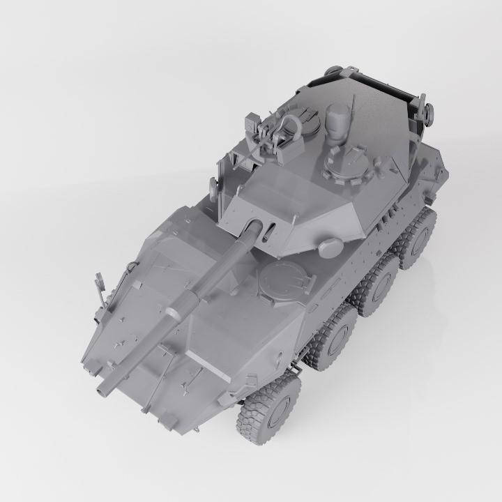 3D Printable B2 Centauro with Hitfact turret by The Military Industrial ...