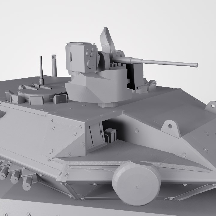 3D Printable B2 Centauro with Hitfact turret by The Military Industrial ...