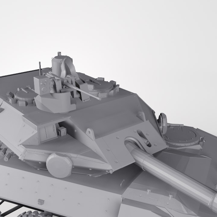 3D Printable B2 Centauro with Hitfact turret by The Military Industrial ...