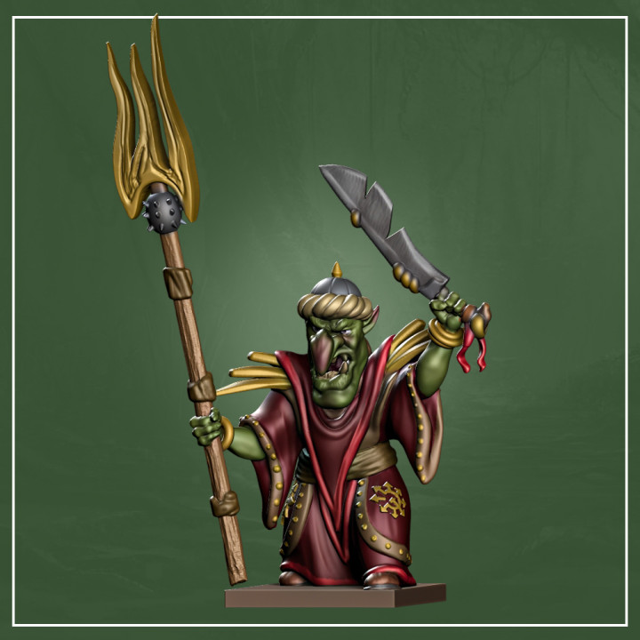3D Printable Goblins of the Red Desert - Sultan by ZBSminiatures