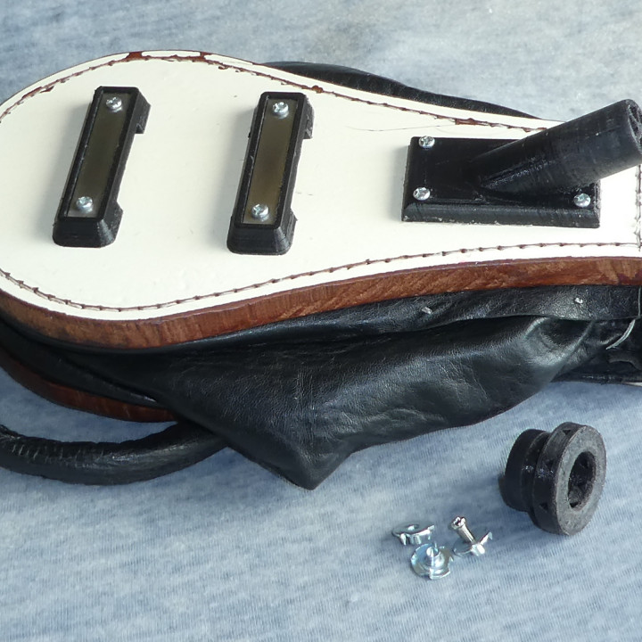 3D Printable Northumbrian Smallpipe Bellows Parts by robert marshall