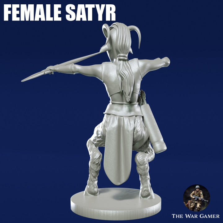 3D Printable Female Satyr by The WarGamer