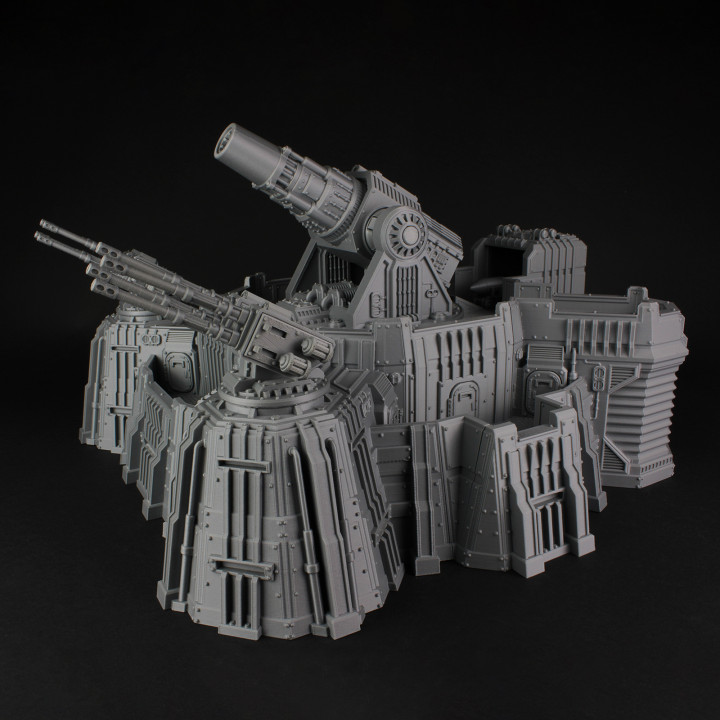 3D Printable Planetary Defense Cannon by Tesseract Tomb