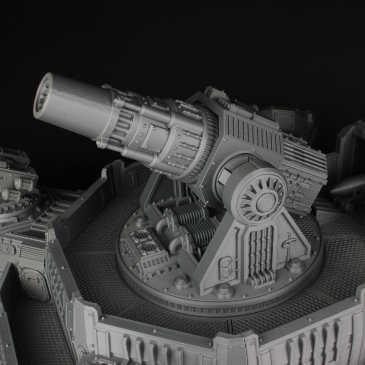 3D Printable Planetary Defense Cannon by Tesseract Tomb