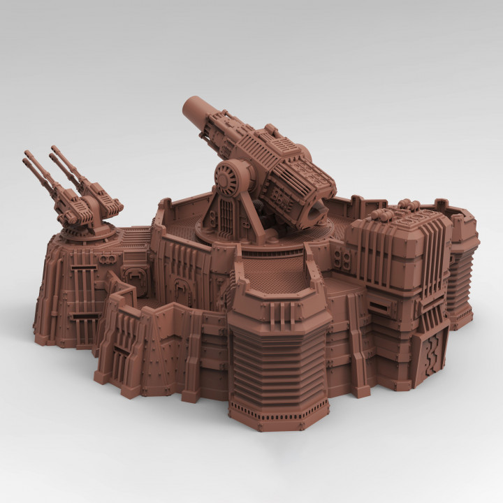 3D Printable Planetary Defense Cannon by Tesseract Tomb