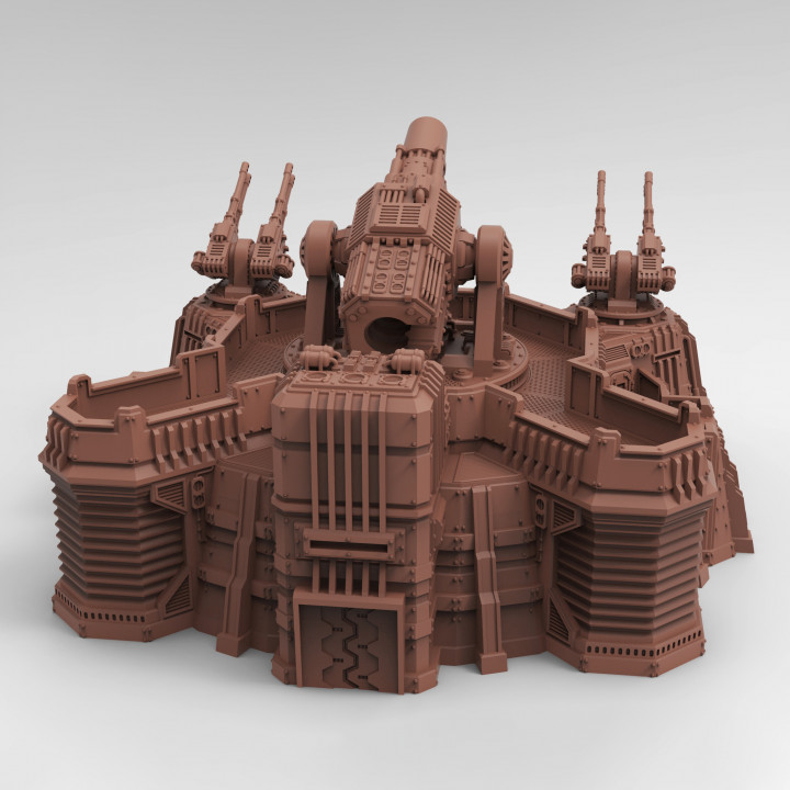 3D Printable Planetary Defense Cannon by Tesseract Tomb