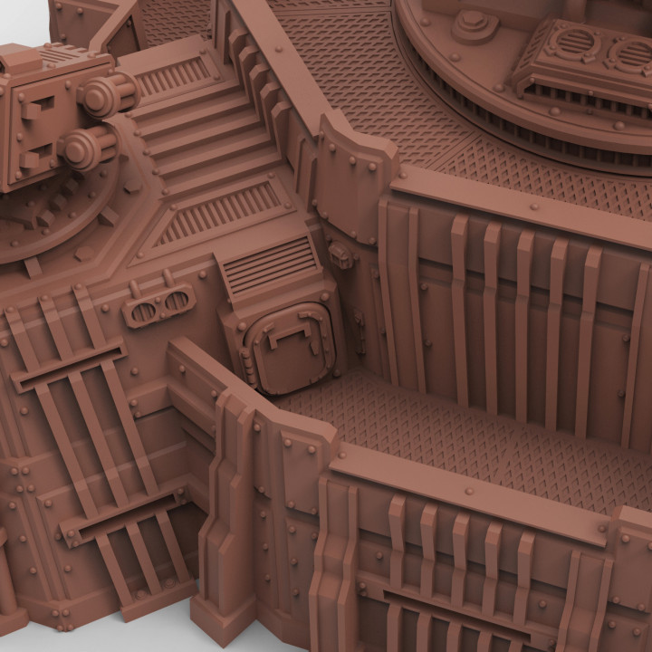 3D Printable Planetary Defense Cannon by Tesseract Tomb