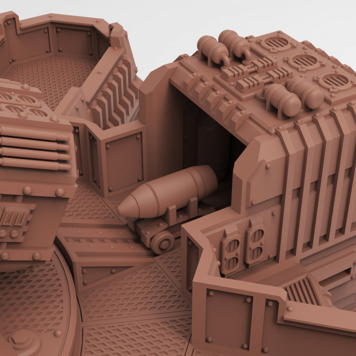 3D Printable Planetary Defense Cannon by Tesseract Tomb
