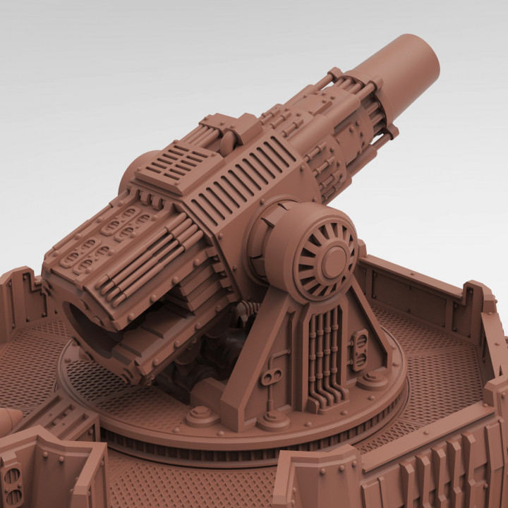 3D Printable Planetary Defense Cannon by Tesseract Tomb
