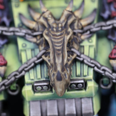 3D Printable Flame Lizard Heavy Hover APC by EightLegsMiniatures