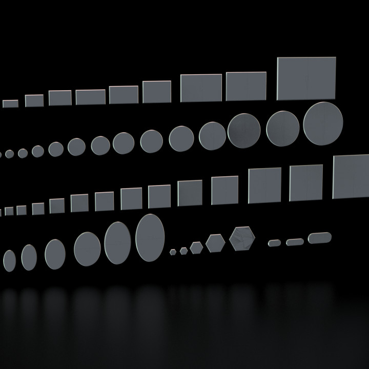 3D Printable Horror Base Set by EightLegsMiniatures