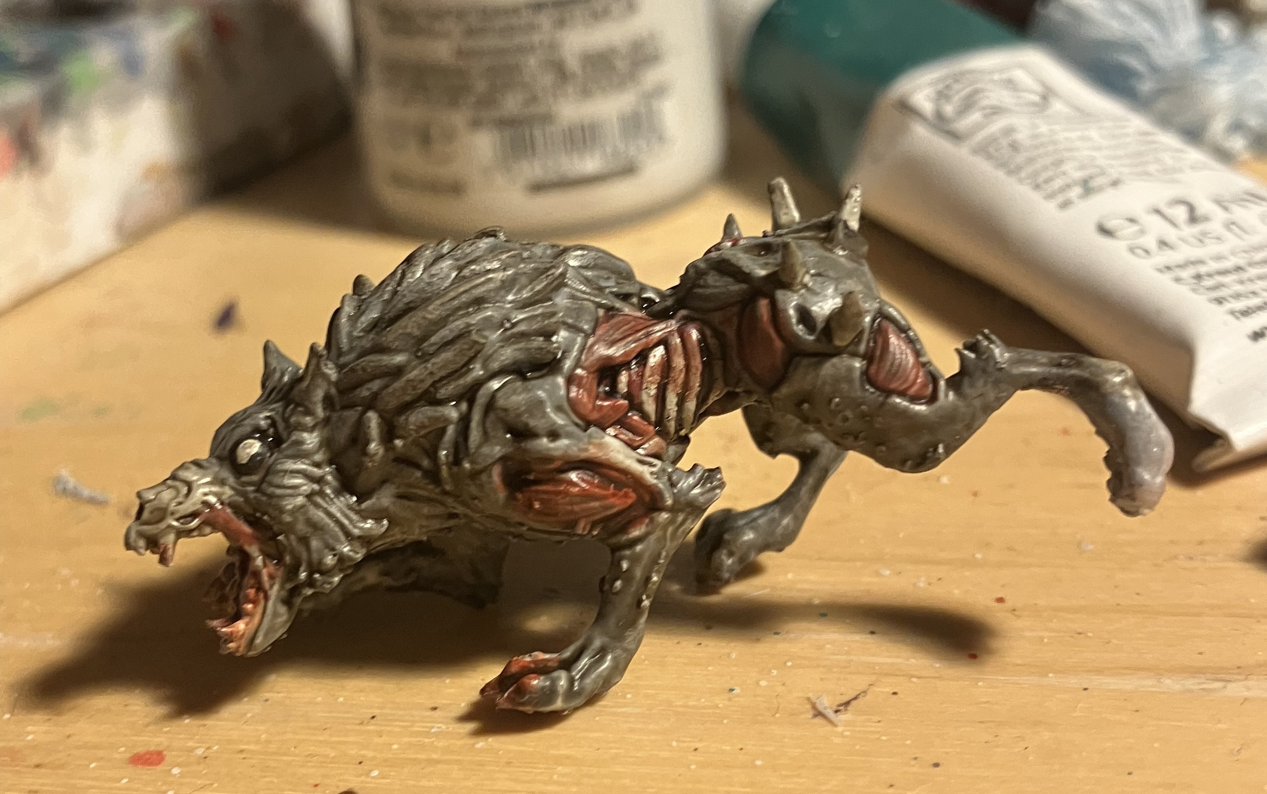 3D Printable Undead Dire Wolf Angry / Zombie Hound Beast / Werewolf ...