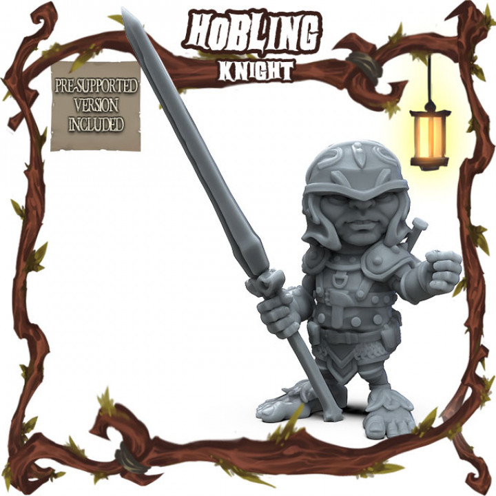 3D Printable Hobling: Knight by RocketPigGames