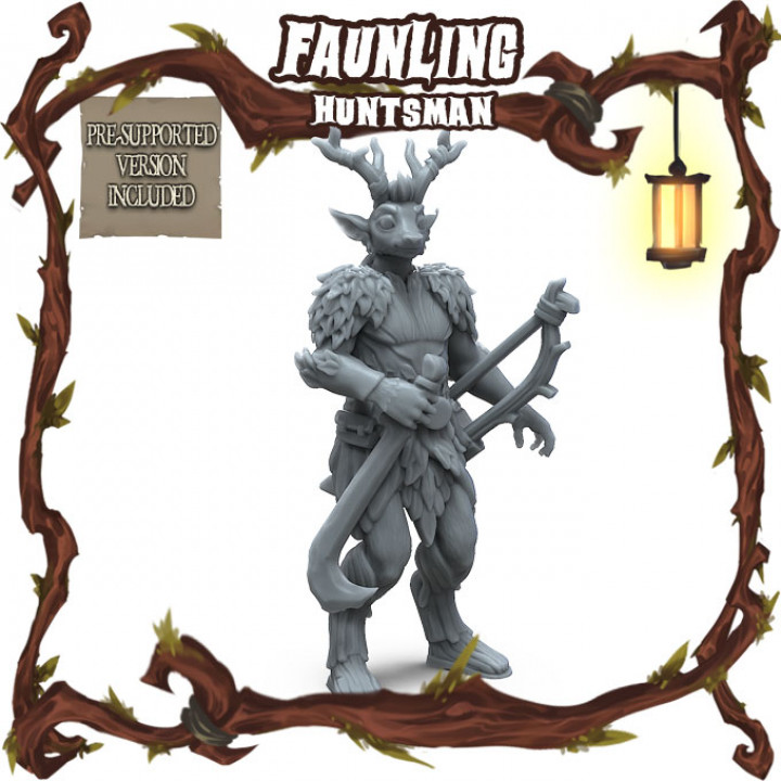 3D Printable Faunling: Huntsman by RocketPigGames