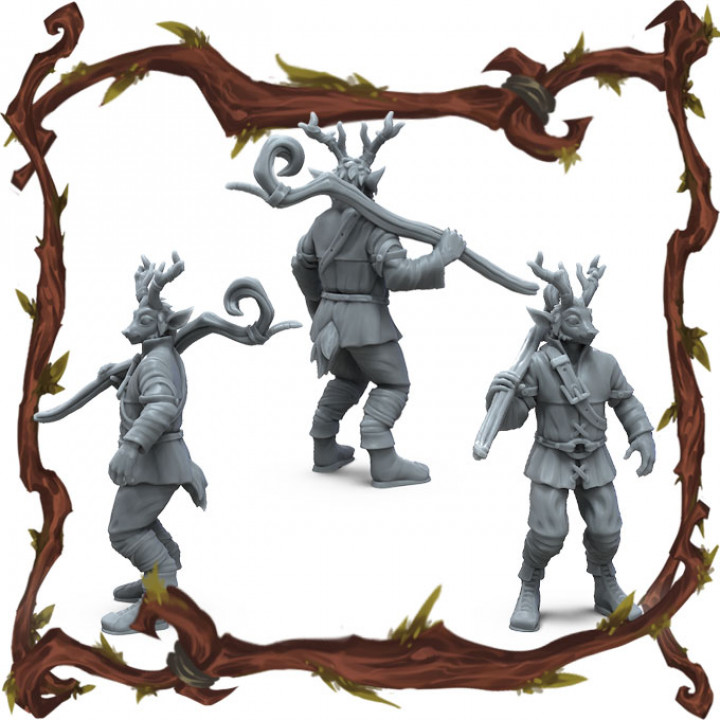 3D Printable Faunling: Male Scout by RocketPigGames