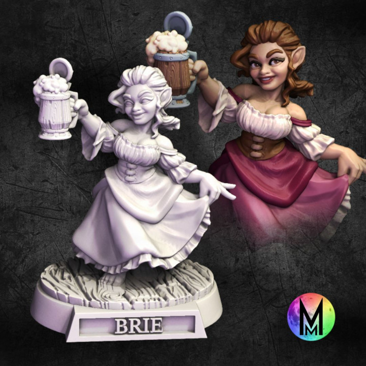 3D Printable Ultimate Female Character Pack #1 by Moonlight Minis ...