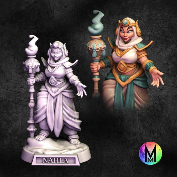 3D Printable Ultimate Female Character Pack #1 by Moonlight Minis ...