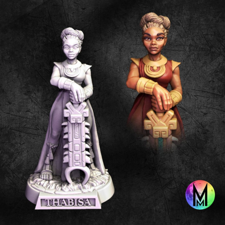 3D Printable Ultimate Female Character Pack #1 by Moonlight Minis ...