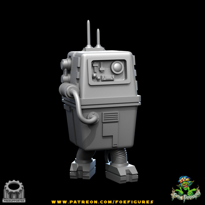 3D Printable Tonk Droid A walking by Foe Figures
