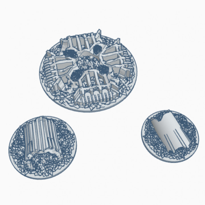 3D Printable Tech Cult Refinery and Pipeline Bundle Set by Wargame Forge