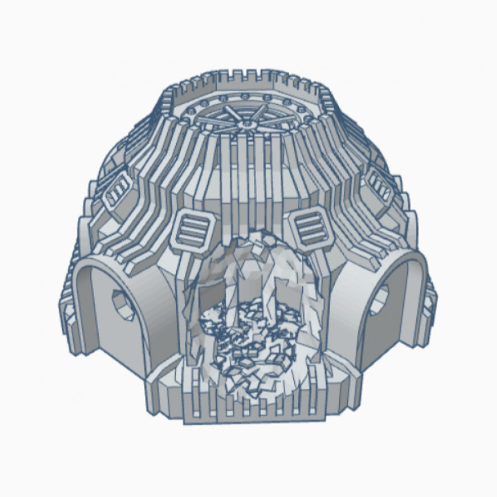 3D Printable Tech Cult Refinery and Pipeline Bundle Set by Wargame Forge