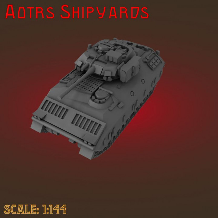 3D Printable MG144-US08A M3A0 Bradley IFV by Aotrs Shipyards
