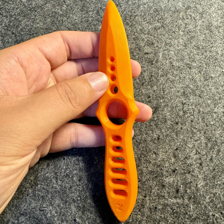 3D Printable Toy Knife by Robert Liang