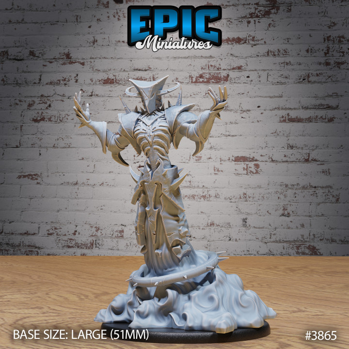 3D Printable Night Wraith / Undead Warrior / Evil Spirit / Ghost Beast ...