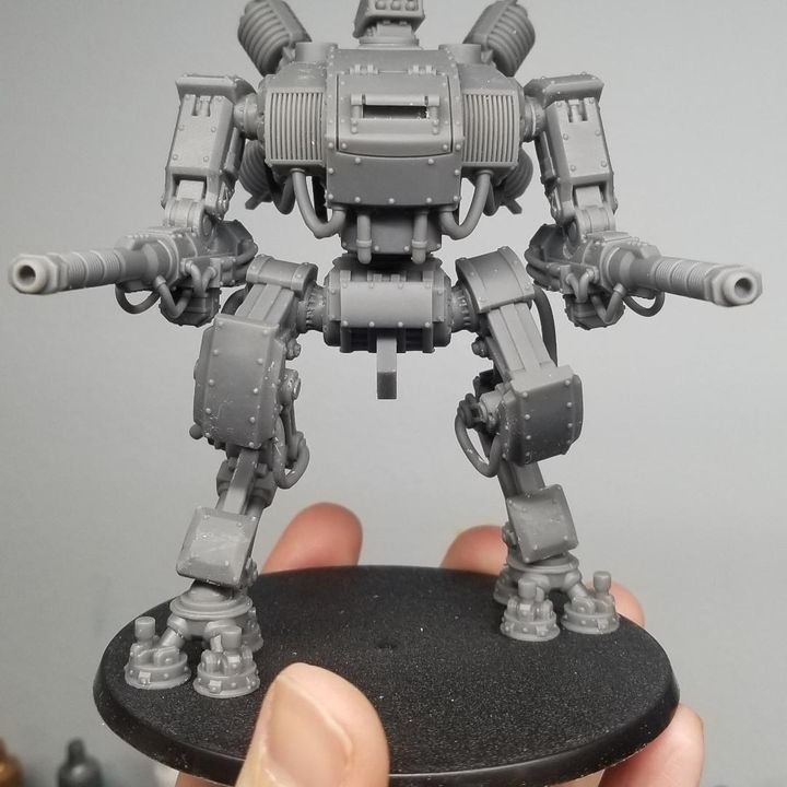 3D Print of "Galvanic" Heavy Rig | Dieselpunk Mech by Jazz42