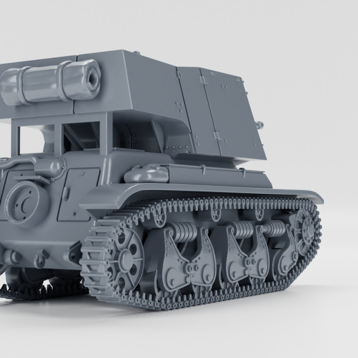3D Printable Light Tank Panzerjager 35R (Germany, WW2) by Wargame3d