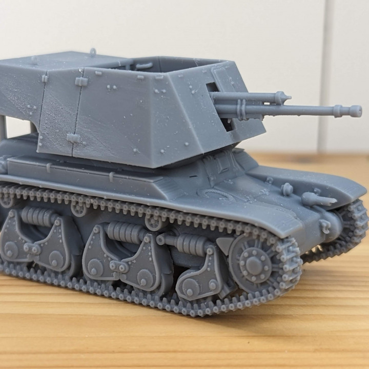 3D Printable Panzerjager 35R (with 4.7cm Pak anti-tank gun) (Ad-Hoc ...