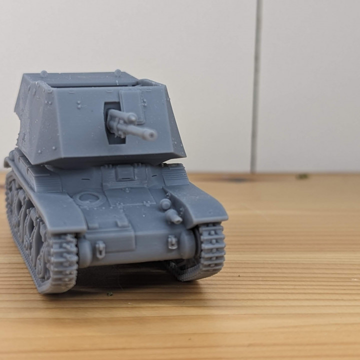 3D Printable Panzerjager 35R (with 4.7cm Pak anti-tank gun) (Ad-Hoc ...