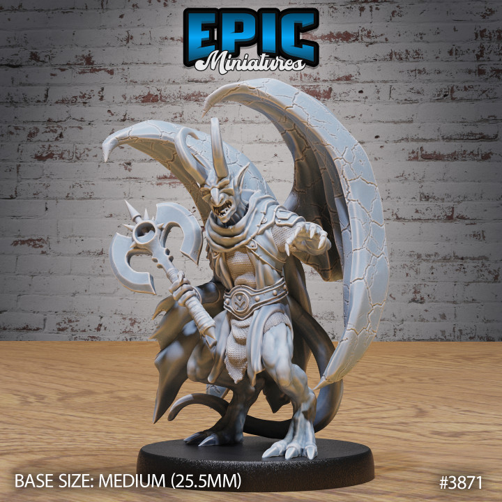 3D Printable Graveyard Gargoyle / Onyx Statue Demon / Evil Lord ...
