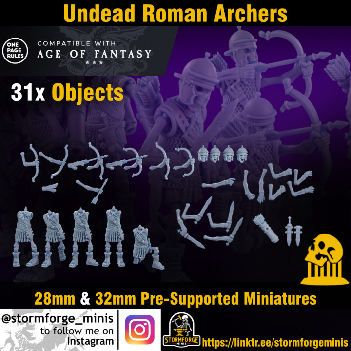 3D Printable Ultimate Undead Roman Army Set by Stormforge Miniatures