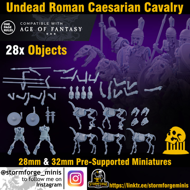 3D Printable Ultimate Undead Roman Army Set by Stormforge Miniatures