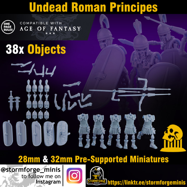 3D Printable Ultimate Undead Roman Army Set by Stormforge Miniatures