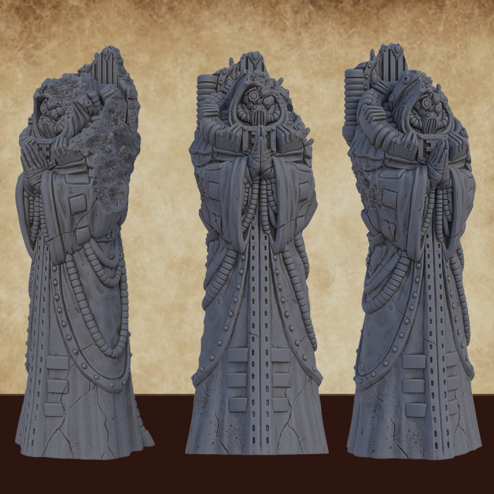 3D Printable Statues of the Iron City. by Astland