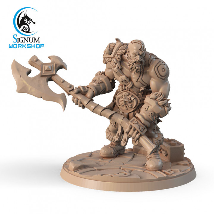 3D Printable Kragg the Bloodaxe by Signum Workshop