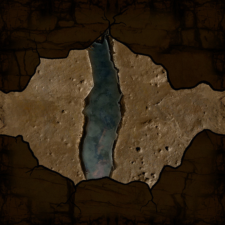 3D Printable Natural Mountain Caves - Digital Terrain Battle Maps by ...