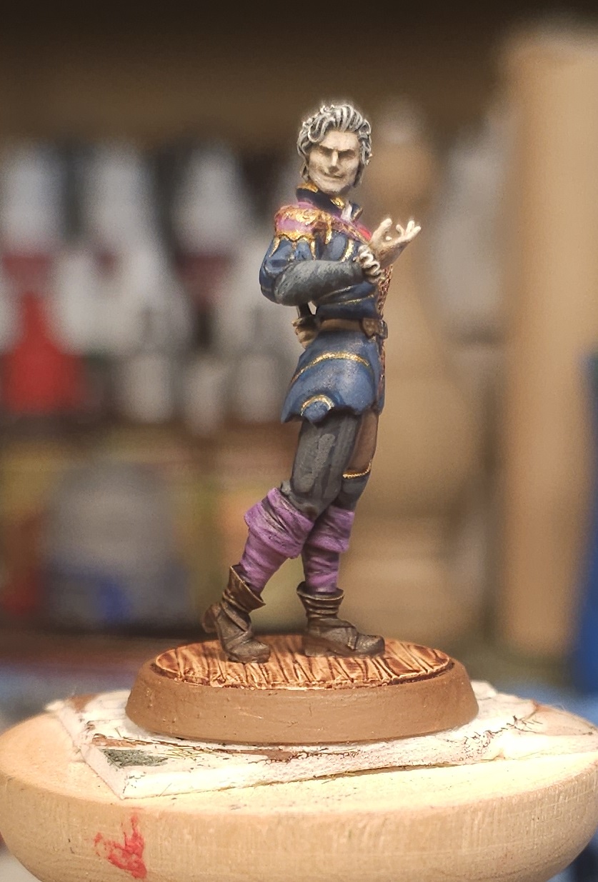 3D Printable Ashton the Vampire Aristocrat by Twin Goddess Miniatures