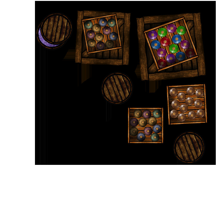 3D Printable Enchanter's Laboratory - Digital Fantasy Token Art For ...